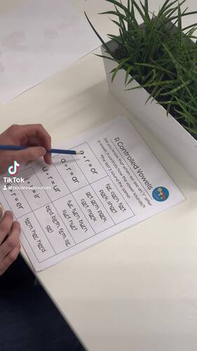 R controlled Vowel Packet AR, OR, ER, IR, UR *Full Lesson Plan* * NO PREP*