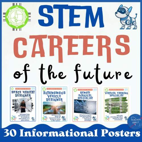 STEM Careers of the Future Posters | Classroom Decor Engineering ...