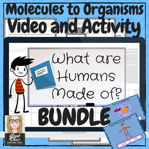 Human Cell Structure, Body Systems Video & Activities Kit + Digital ...