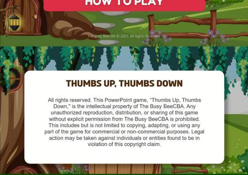 Thumbs Up, Thumbs Down - Learning Good Manners for Kids Interactive Game