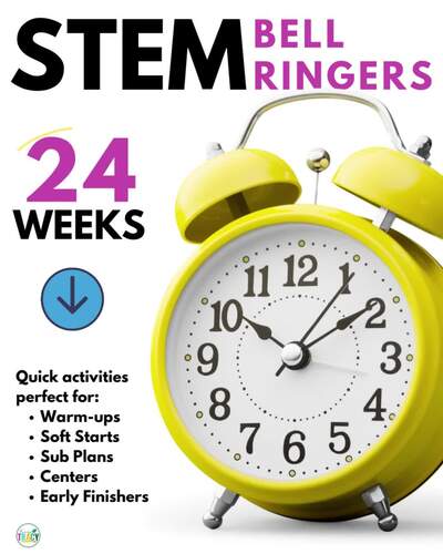 Easy STEM Activities for Centers - Sub Plans - Bell Ringers - Warm ups ...
