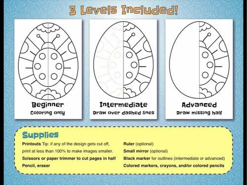 Line Symmetry Bundle (School Year) by Loreen Leedy | TPT