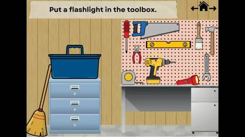 Following One Step Directions BOOM Cards™ Tool Style - Digital Activity