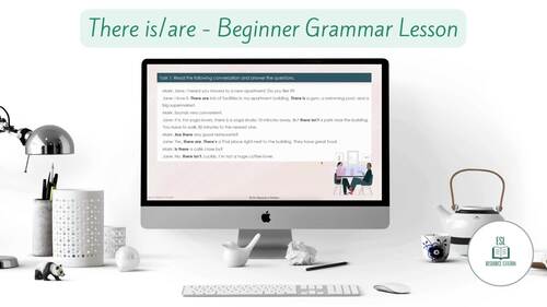 There is / There are - Beginner ESL Grammar Lesson Plan, Worksheets ...