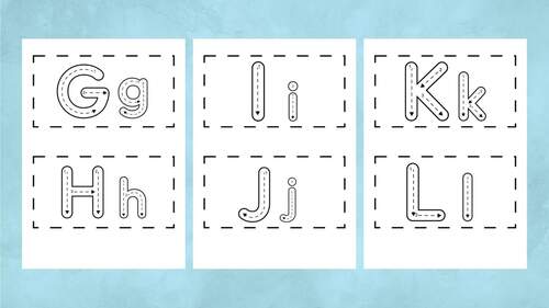 Alphabet Trace the Letter Card, KDG, Homeschool, Phonics, 1st grade ...