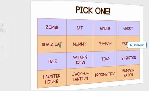 Halloween Theme Gross Motor Movement Game | Boom Cards Deck by A Pedi PT