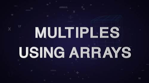Multiples using arrays - High quality HD Animated Video - eLearning