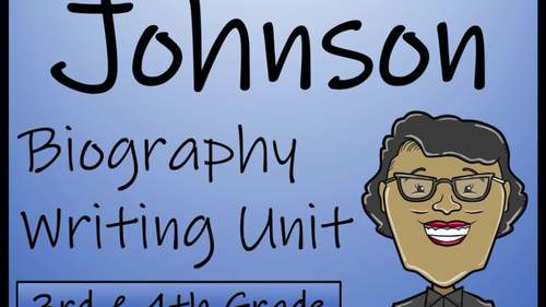Katherine Johnson Biography Writing Activity 3rd Grade & 4th Grade