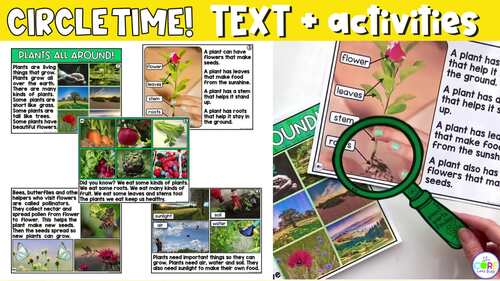 Plants Circle Time Activities for Preschool-Spring Group Activities