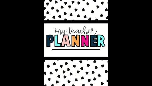 BACK TO SCHOOL - TEACHER PLANNER by Andrea Mendez | TpT