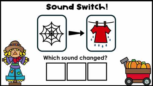 Fall Phonological & Phonemic Awareness Phoneme Isolation Substitution ...