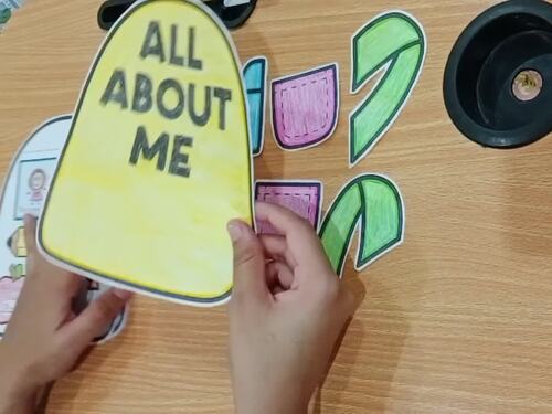 All About Me Backpack Craft Back to School First Day Week Activities