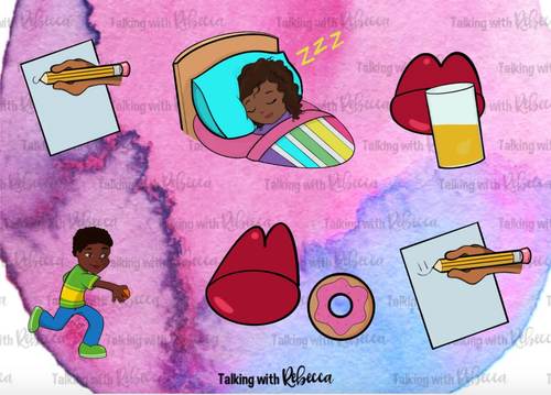 Animated GIF Verbs Set 2 for Digital Products by Talking with Rebecca