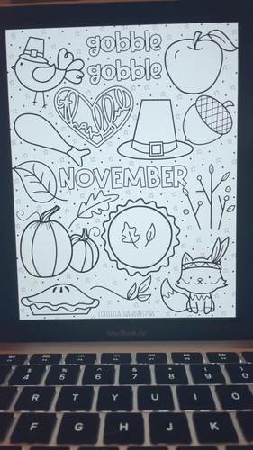 November Coloring Pages | Thanksgiving and Fall by Coffee Teach and Inspire