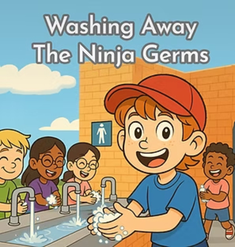Washing Away The Ninja Germs by Learn From Play - Teaching Resources