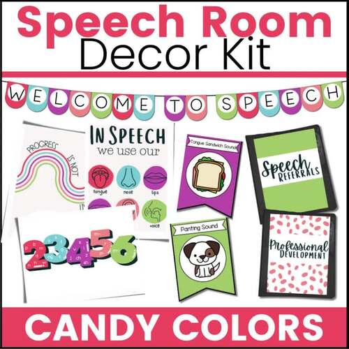 Speech Therapy Room Decor Kit - Signs & Posters - Speech Therapy ...