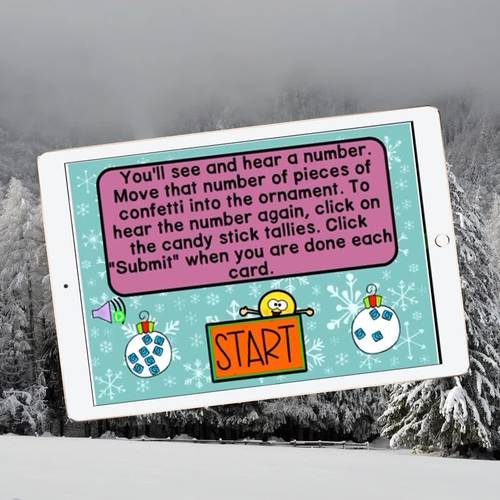 Count to 10 | Ornament | Boom cards with audio by LOL - Life of Learning