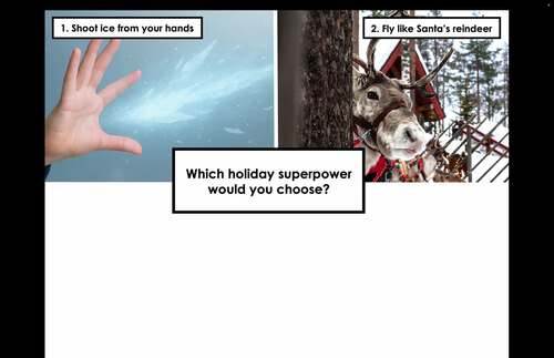 Christmas Game - Fun 4 Corners Holiday Game Activity for Middle & High ...