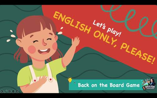Back on the Board Game (Warm Up Game, Speaking Game) by English ED ventures