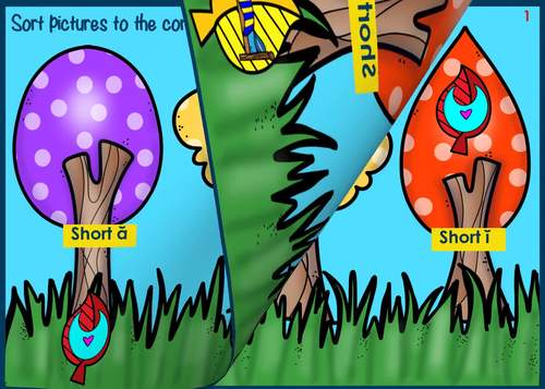 Digital Fall Phonics Picture Sort Google Slides Bundle Set 1 | TPT