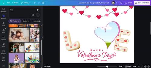 2026 Valentine's Day Handprint Craft, Toddler & Preschool Keepsake ...