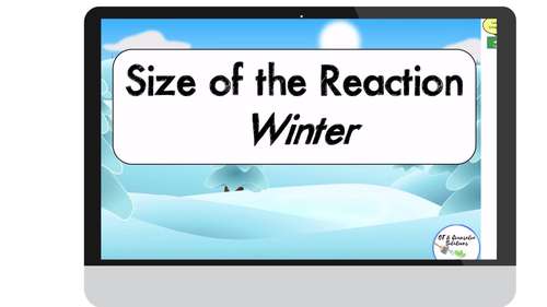 Winter Size of the Reaction - BOOM CARDS DIGITAL by OT and Counselor ...