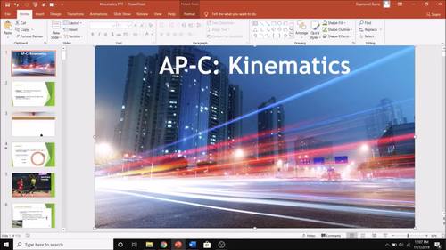 Kinematics PPT | AP® Physics C | Full Unit Bundle by Physics Burns
