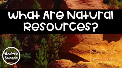 Earth's Natural Resources - Mineral, Energy, and Groundwater (MS-ESS3-1)