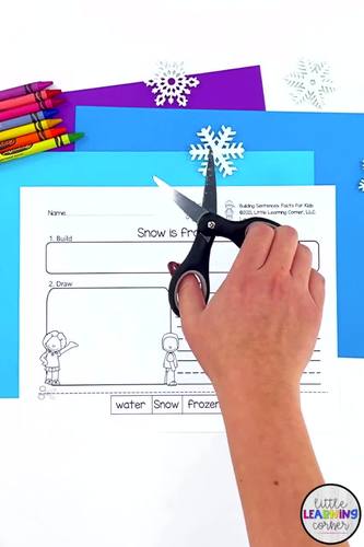 Building Sentences: Snow Facts for Kids by Little Learning Corner