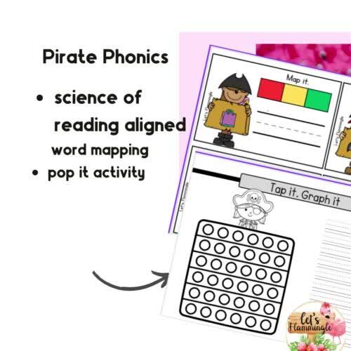 Pirate Theme Dramatic Play Literacy, Math Fine Motor Activities