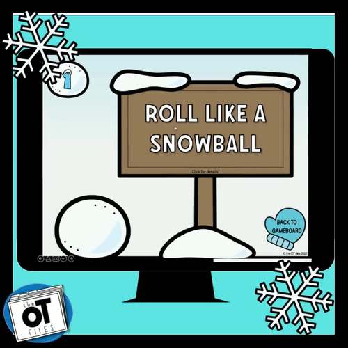 Winter Gross Motor Activity by the OT files | TPT