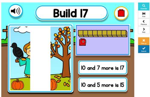 Decomposing Teen Numbers Boom Cards by A Kinderteacher Life | TPT