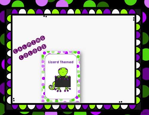 Classroom Decor Lizard Themed Bundle by Upper Elementary Antics
