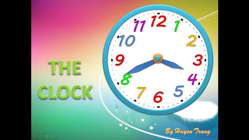 THE CLOCK with sounds by Joy's Shop | TPT
