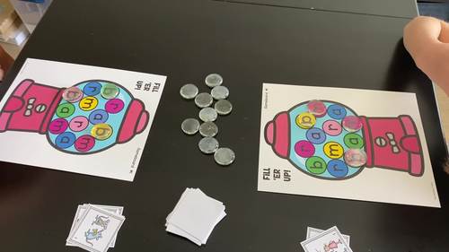 Fill 'Er Up! Beginning Sound Game by The Rainbow Table | TpT