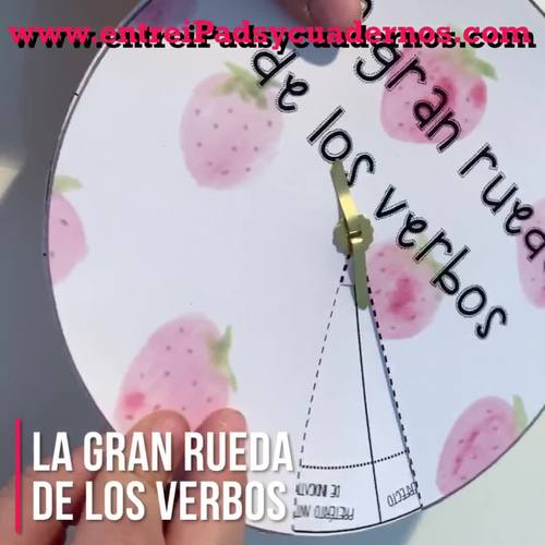 La Rueda de los Verbos. by Entre iPads y Cuadernos | TPT