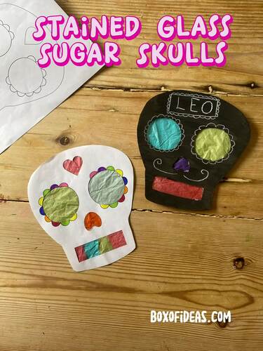 Hispanic Heritage Day of the Dead Activity: Dia de Muertos Sugar Skulls ...