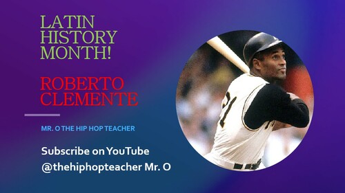 Latin Heritage Month - Baseball Legend Roberto Clemente by Terrence ...