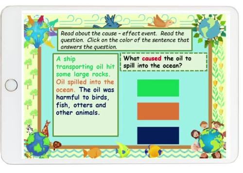 Earth Day Cause and Effect (BOOM CARDS) by Living and Loving Primary