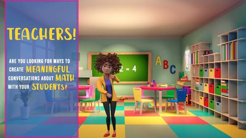 Kindergarten Math Talks Bundle - Monthly Themes Digital and Printable