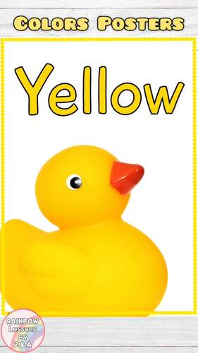 Colorful Classroom Decor | Color Posters | Color Word Posters | Colors Wall