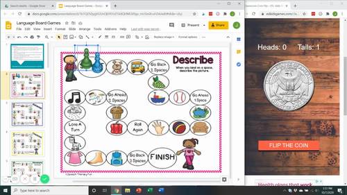 Digital Speech Therapy | Google Slides™ | Language Board Games | TpT