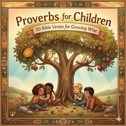 Proverbs for Children: 30 Bible Verse Coloring Book - Bible Lessons for ...