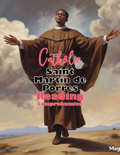 Saint Martin de Porres Activities Reading Comprehension, Word Search ...