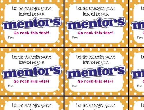 Mentos Testing Motivation Treat Tag- Let the strategies you've learned ...