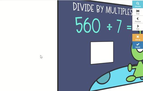 Divide by Multiples of 10, 100, and 1,000 Digital Boom Cards - 4th Grade