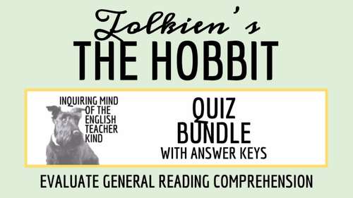 The Hobbit Quiz and Answer Key Bundle (Printable Version) | TPT