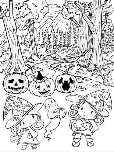 8 PG HALLOWEEN COLORING PAGES, HOLIDAY by MARYANNES BOOKSHELF | TPT