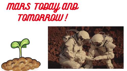 Astronomy Mars Today and the Future Middle School Science Labs & Activites