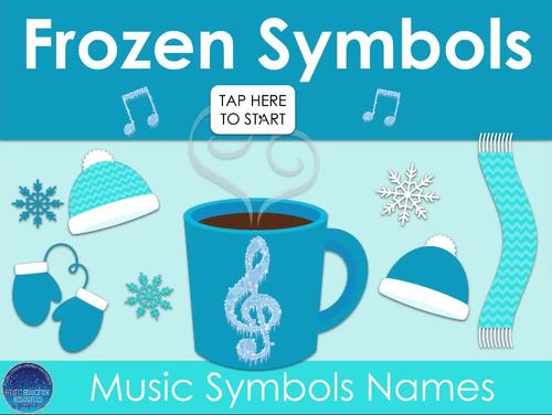Frozen Music Symbols | BUNDLE | Digital Music Game by Music Educator ...